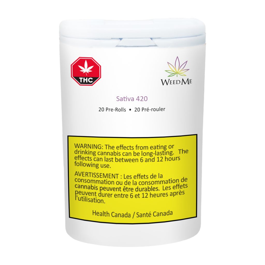 Weed Me Grind Sativa 420 - PEI Cannabis Management Corporation