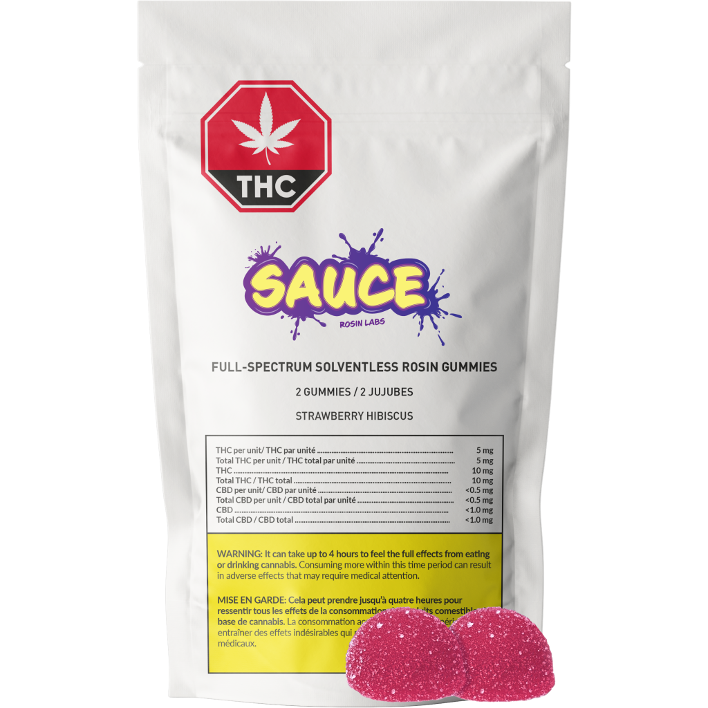 Sauce Rosin Labs Full-Spectrum Solventless Rosin Gummies - PEI Cannabis ...