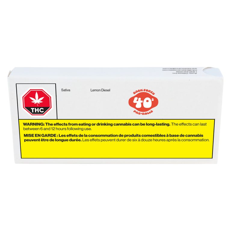 Back Forty Lemon Diesel - PEI Cannabis Management Corporation