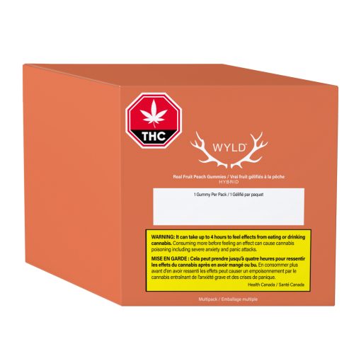 WYLD Real Fruit Peach 3:1 CBD:THC Gummies Multipack - PEI Cannabis ...